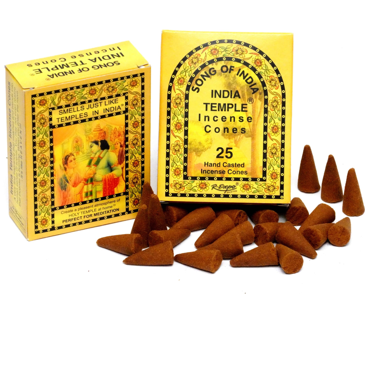 India Temple Incense Cones pack of 2 – Song of India